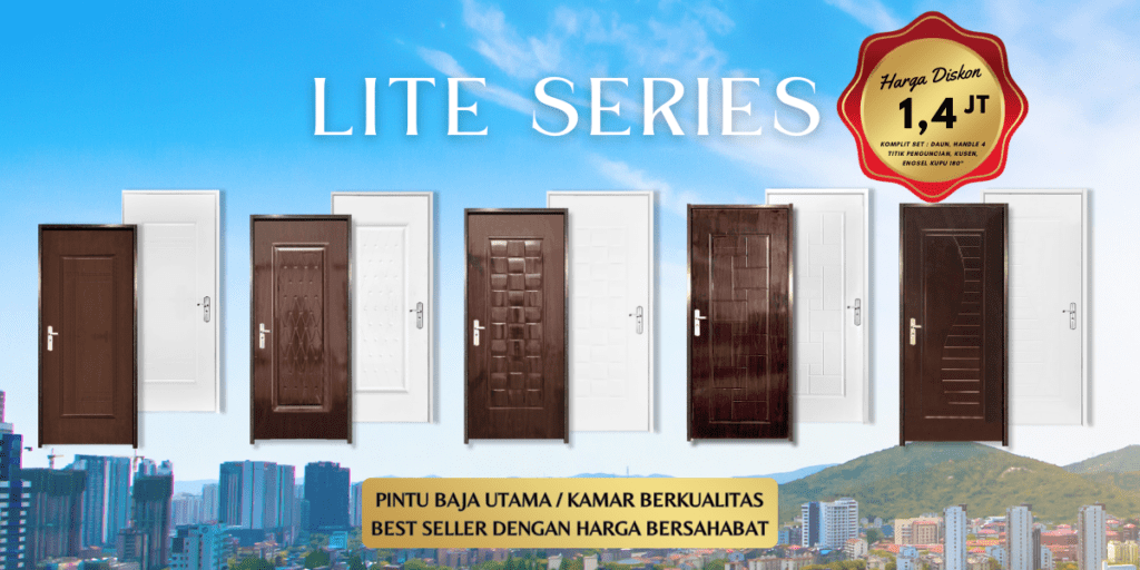 Pintu Baja GG Komplit Set Harga Terjangkau & FREE ONGKIR