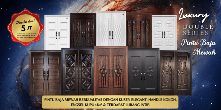 Pintu Baja GG Komplit Set Harga Terjangkau & FREE ONGKIR